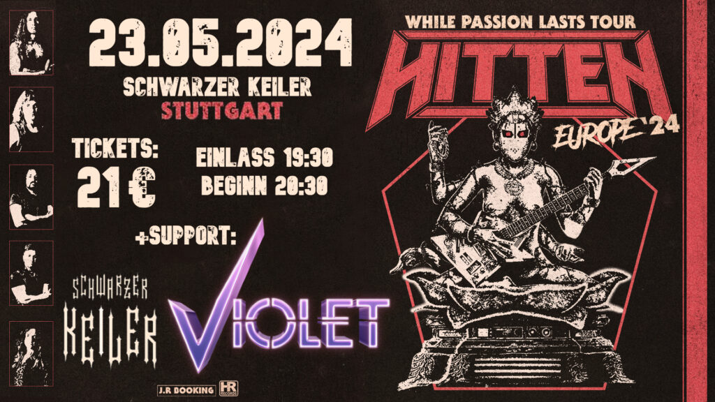 LIVE: Hitten † Support: Violet † Schwarzer Keiler Stuttgart | Der Schwarze Keiler